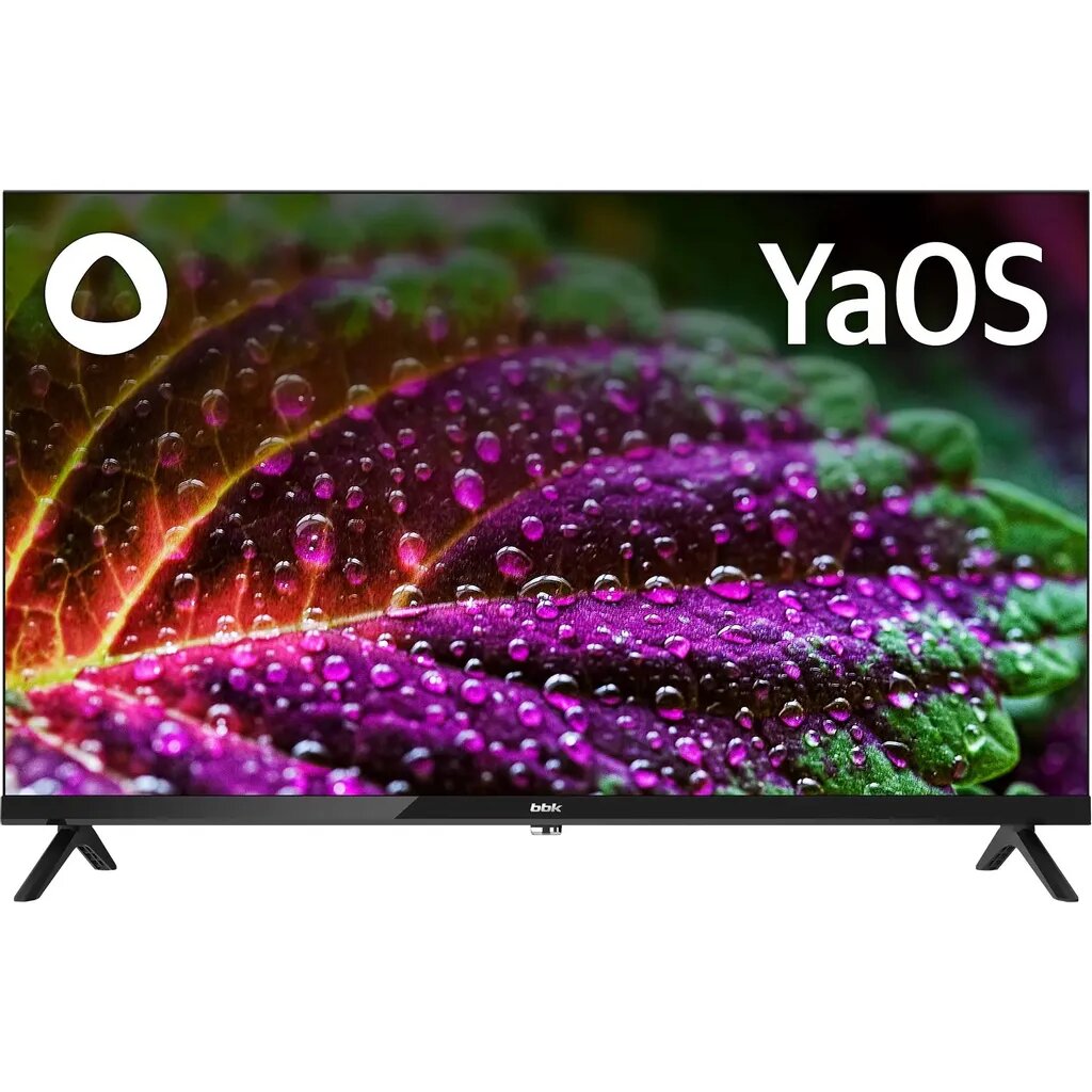 32" Телевизор BBK 32LEX-7235/FTS2C (B) FULL HD, смарт ТВ, YaOS, черный