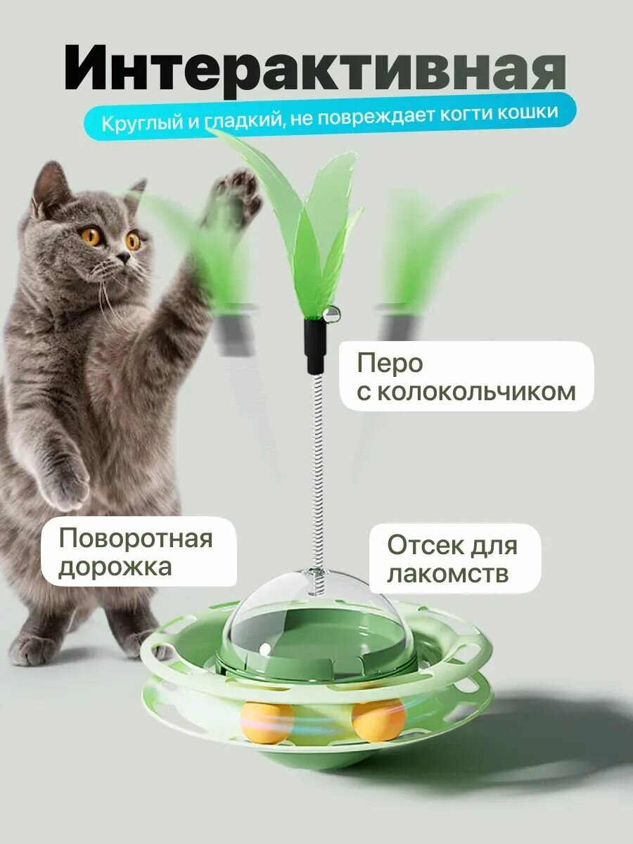 Интерактивная игра GEALFIS pet toys для кошек и собак pet feather