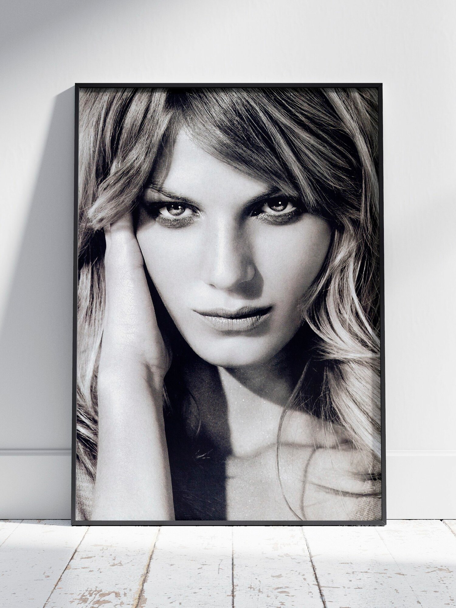 Плакат на стену для интерьера Анджела Линдвалл (Angela Lindvall 5) - Постер по модели, бренду и моде формата A4 (21x30 см)