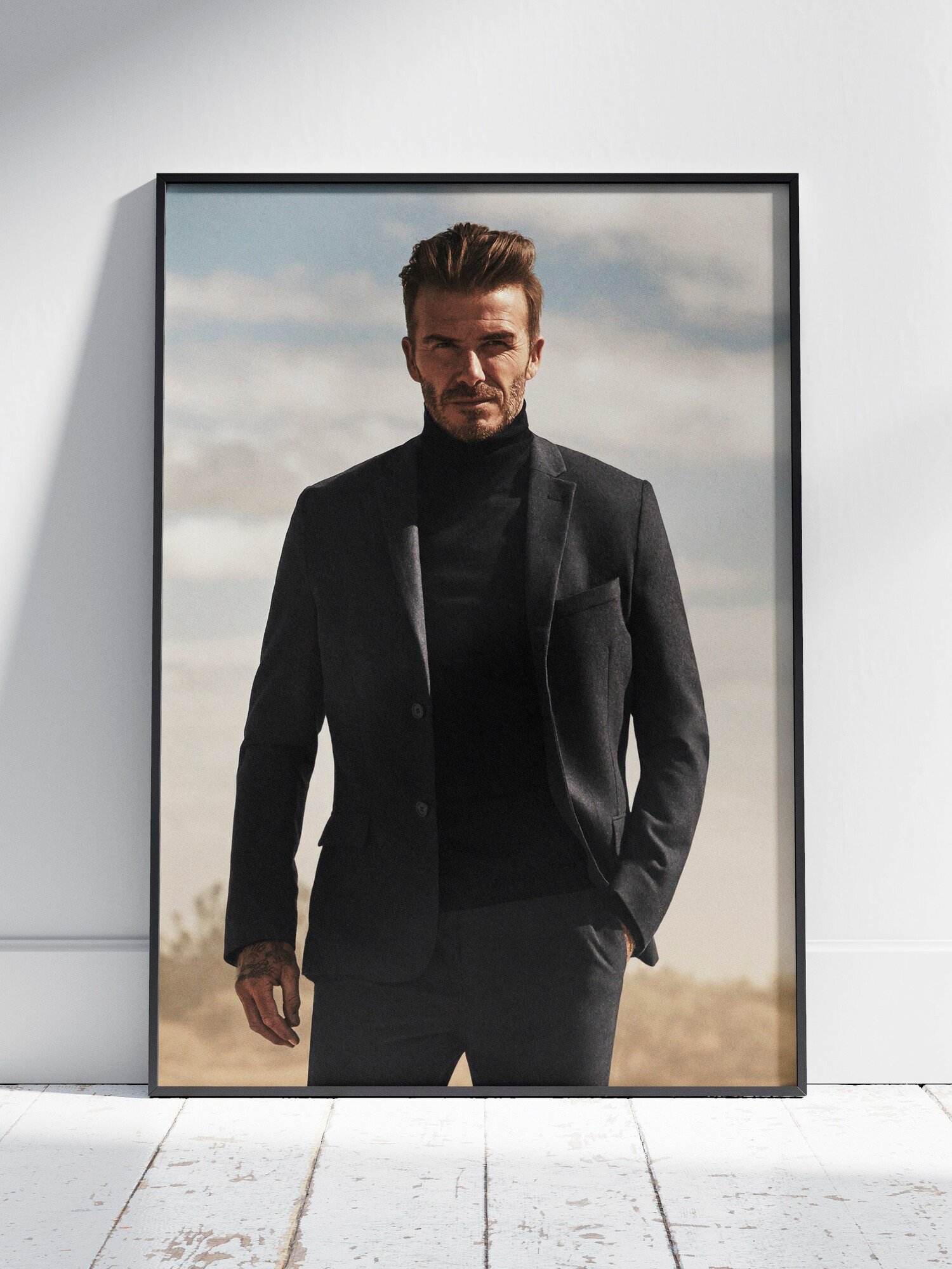 Плакат на стену для интерьера Дэвид Бекхэм (David Beckham 13) - Постер по актеру фильма, кино, сериала формата A4 (21x30 см)