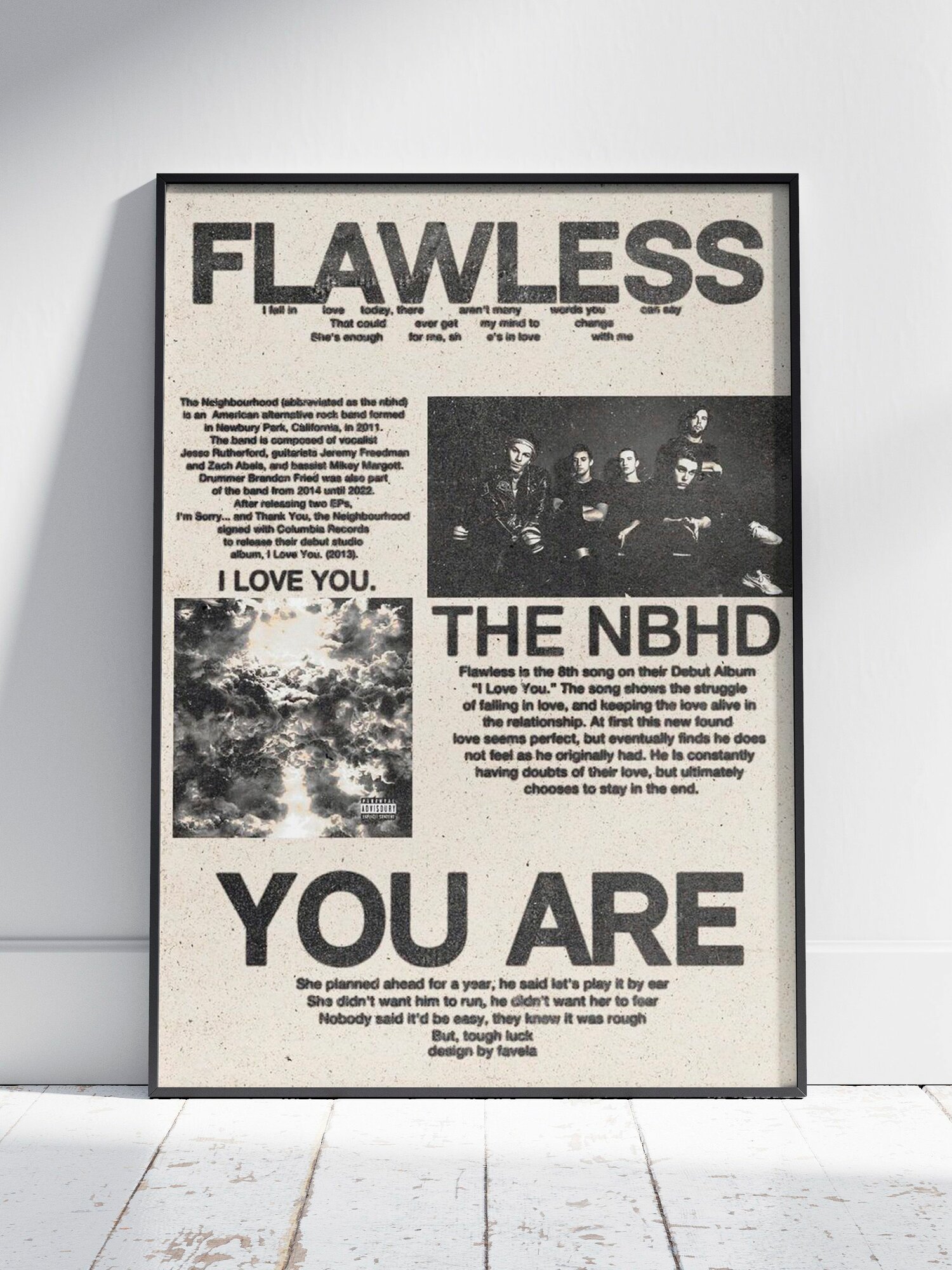 Плакат на стену для интерьера Зе Нейберхуд (The Neighbourhood 5) - Постер по музыке и артисту формата A4 (21x30 см)