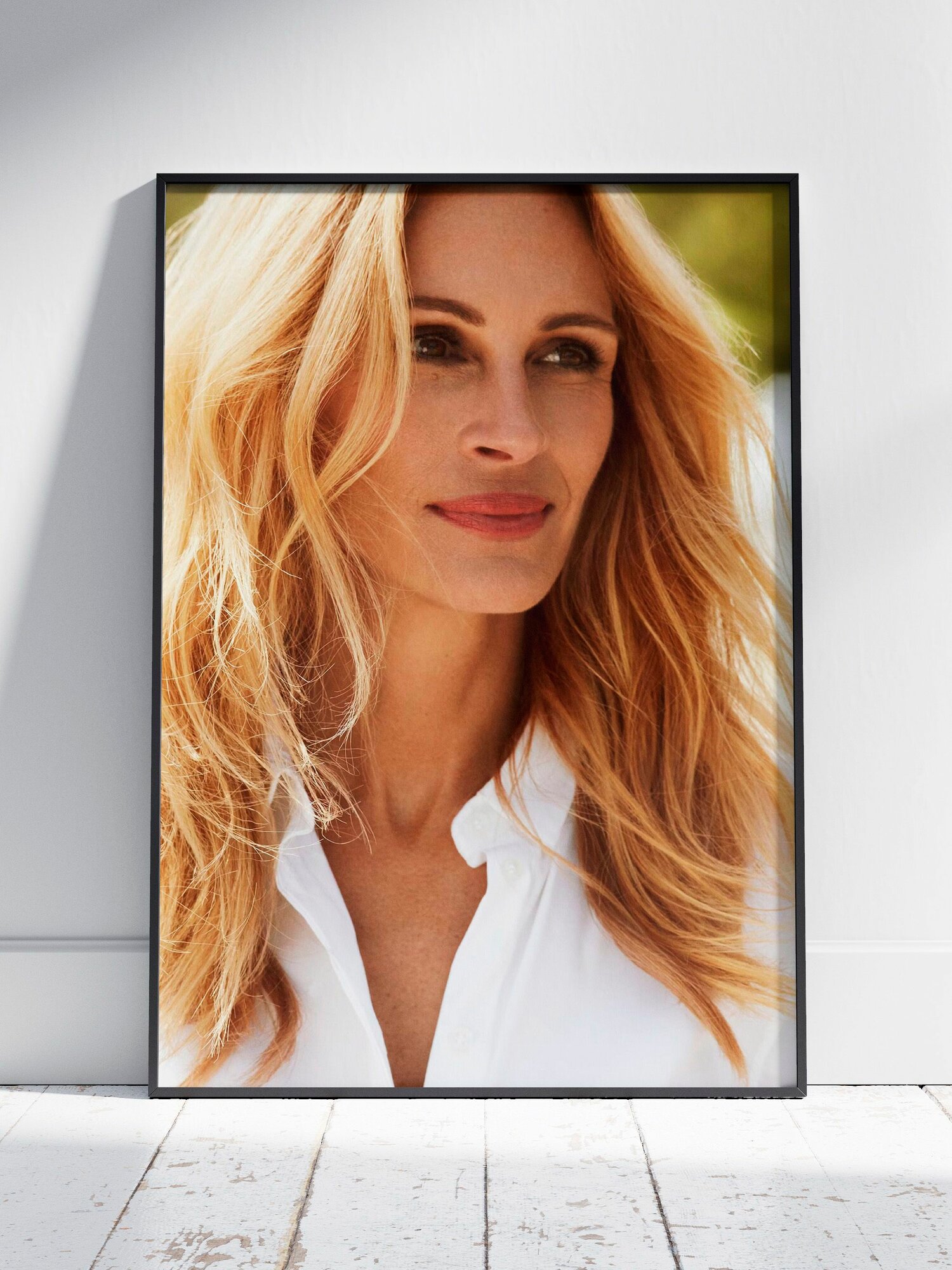 Плакат на стену для интерьера Джулия Робертс (Julia Roberts 43) - Постер по актеру фильма, кино, сериала формата A4 (21x30 см)