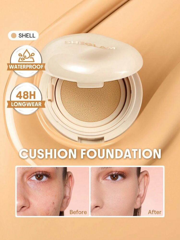 Sheglam Матовый кушон с длительной стойкостью Тональный крем