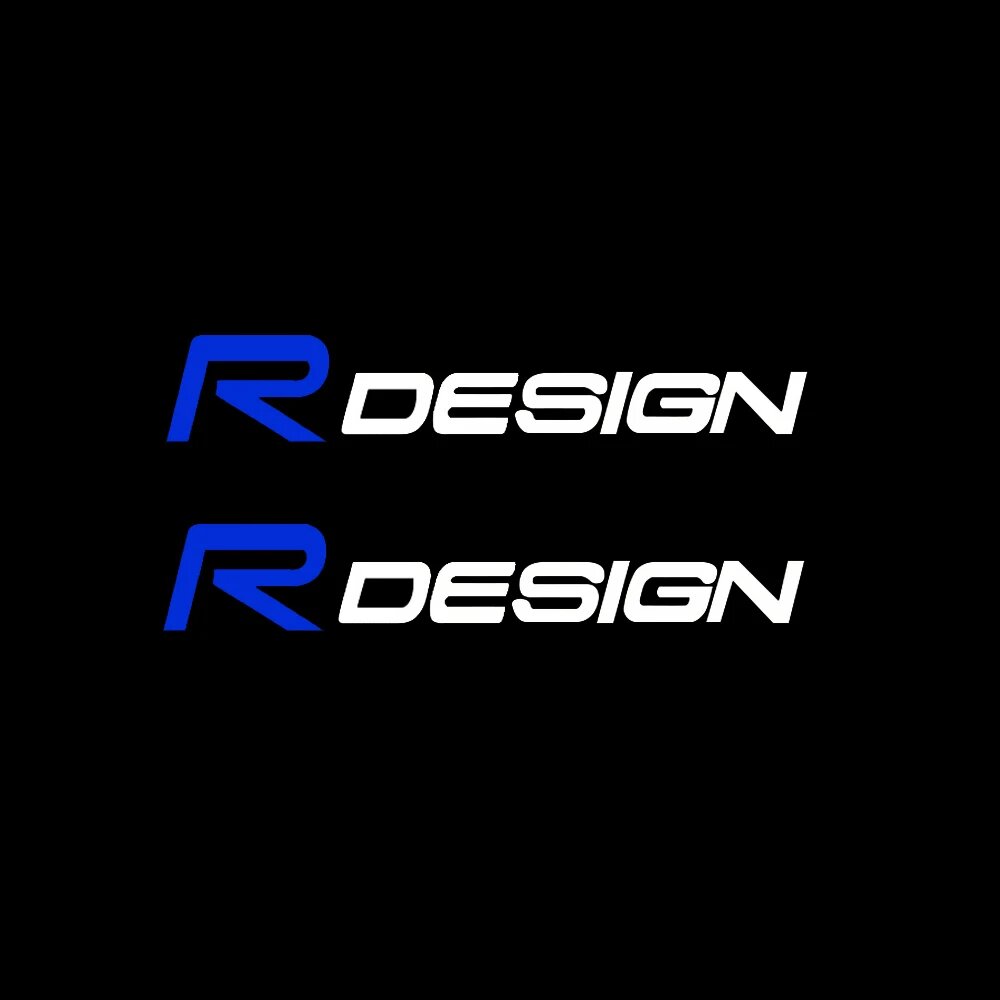 2 шт, декоративные наклейки для Volvo RDESIGN XC90, XC40, XC70, XC80, S60, S80, S90, V40, V60