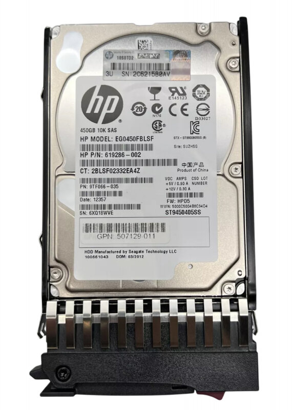 Жесткий диск HP 450Gb 10000 SAS 2.5" HDD 652566-002