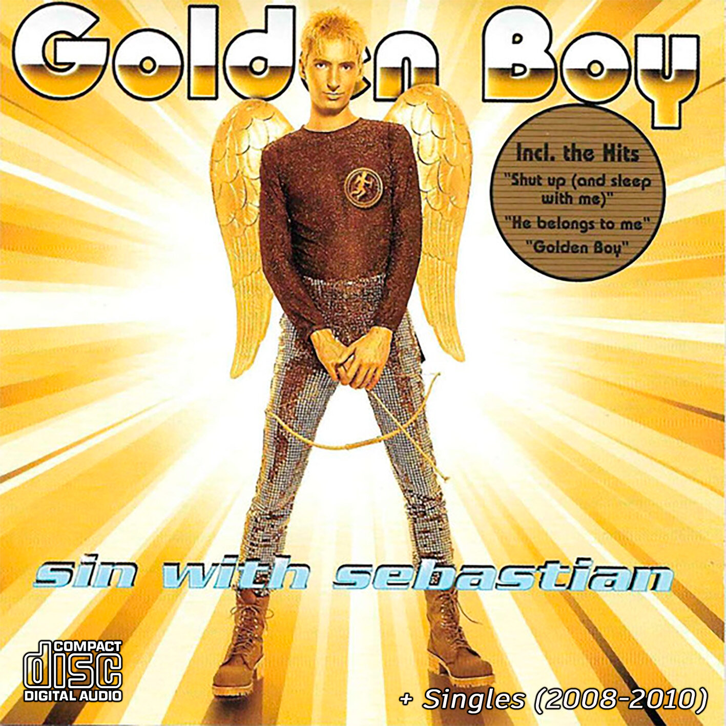 Sin With Sebastian - Golden Boy (1995) + Singles (2008-2010) CD (легенда 90х) (запись на CD-R)
