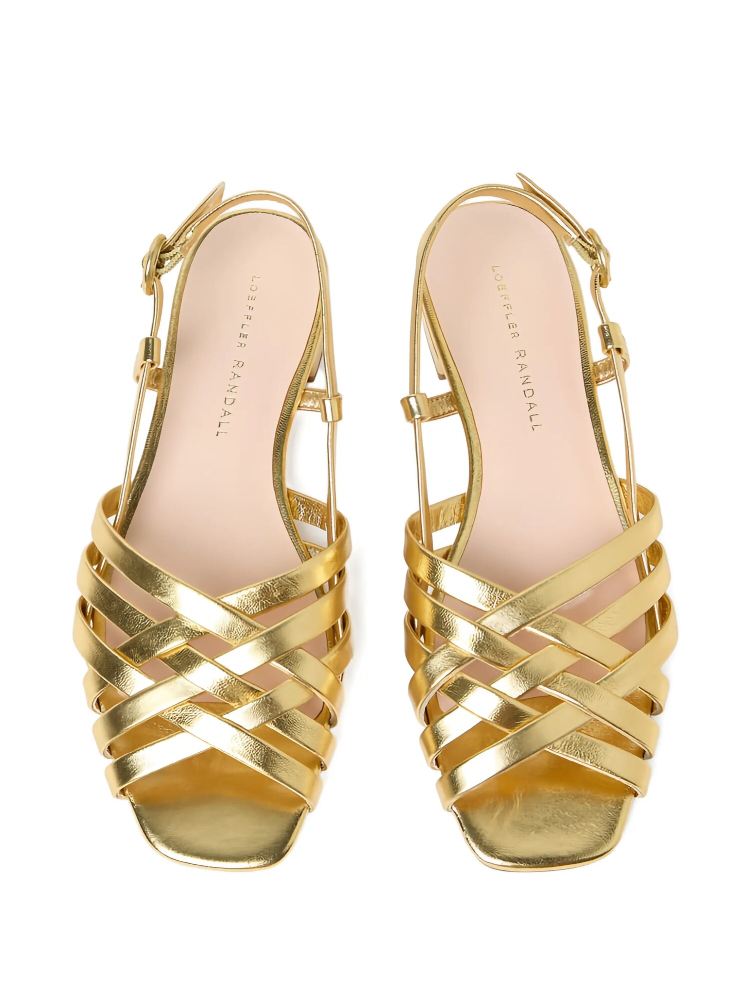 Босоножки Loeffler Randall Devon Gold, размер 8.5, gold — фото 1