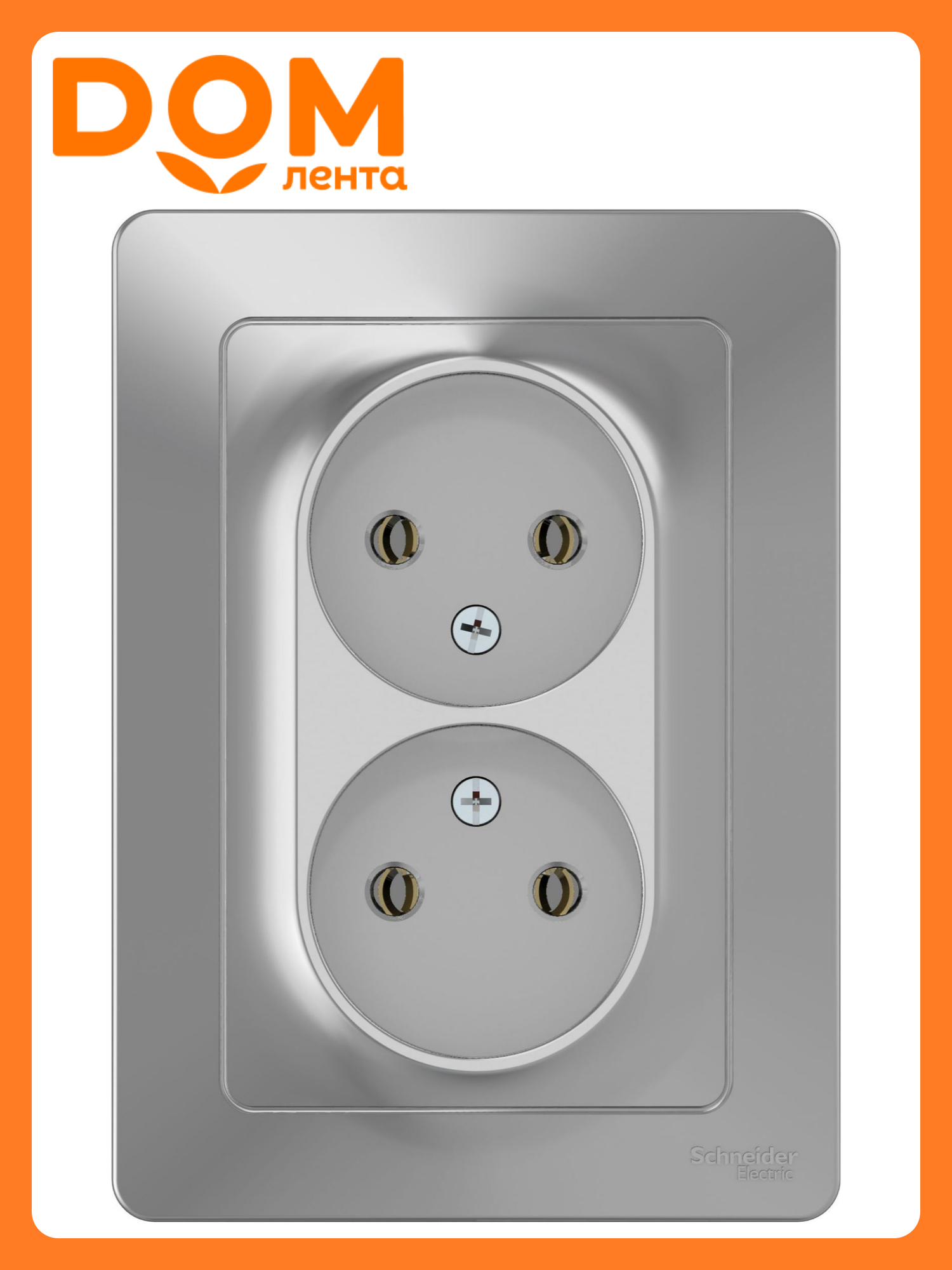 Розетка Schneider Electric BLNRS000023, скрытый/открытый монтаж, серая