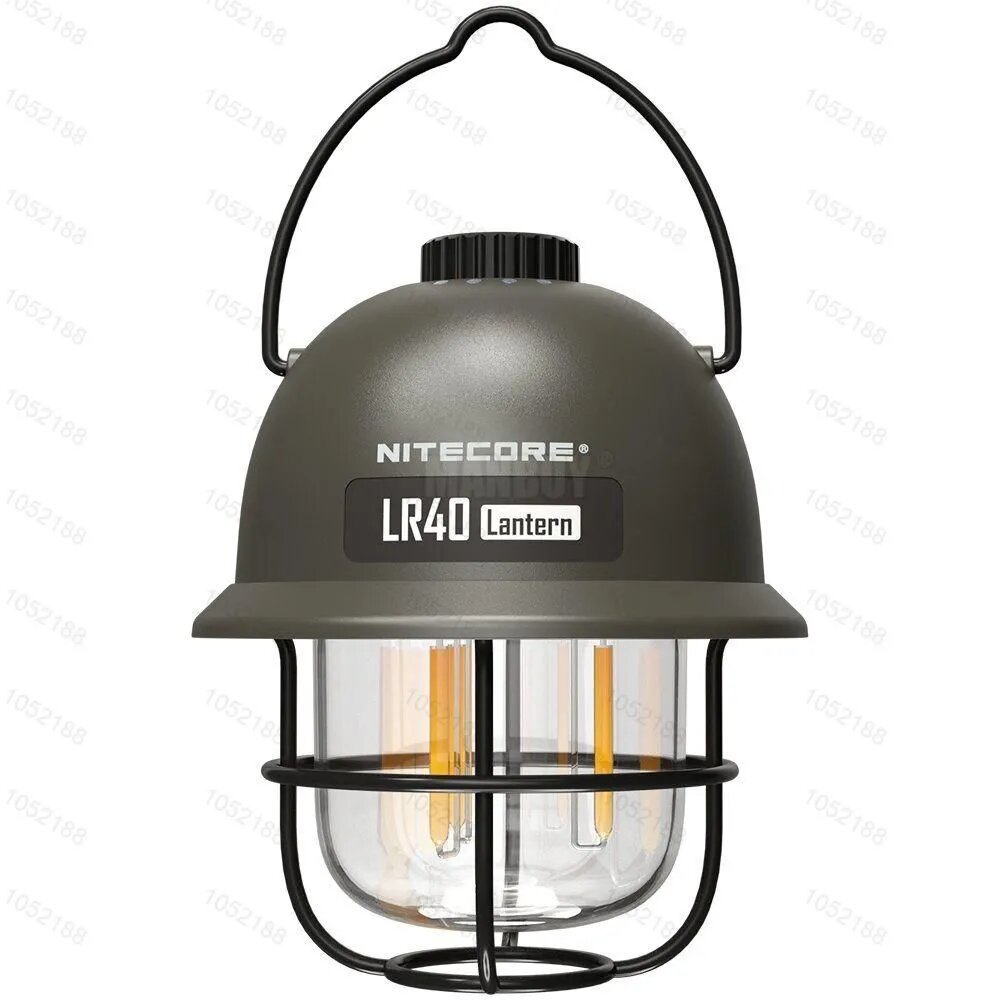 Кемпинговый фонарь Nitecore LR40, многофункциональный походный фонарь с аккумулятором USB-C, 3 источника света, регулировка яркости, 65 часов работы, выход USB-A — фото 1