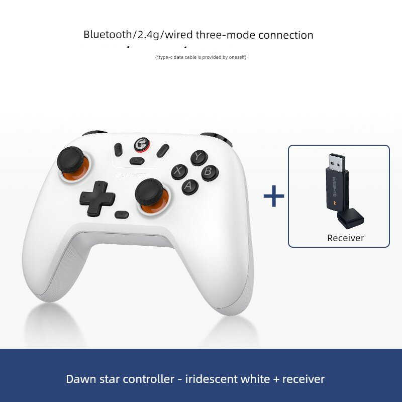 GameSir Starlight Беспроводной контроллер с приемником для ПК, Steam, режим Xbox, Bluetooth, Switch и Android, цвет