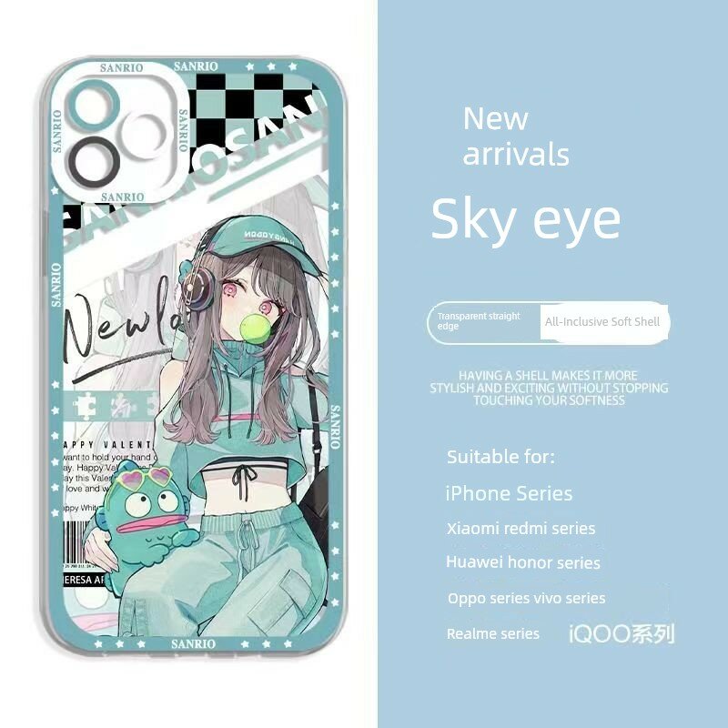 Прозрачный чехол для iPhone Air с дизайном персонажа Окс, прозрачная силиконовая защита для серии Apple iPhone Air,
