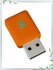 Беспроводной автомобильный адаптер 2-в-1 USB, оранжевый, парктроник