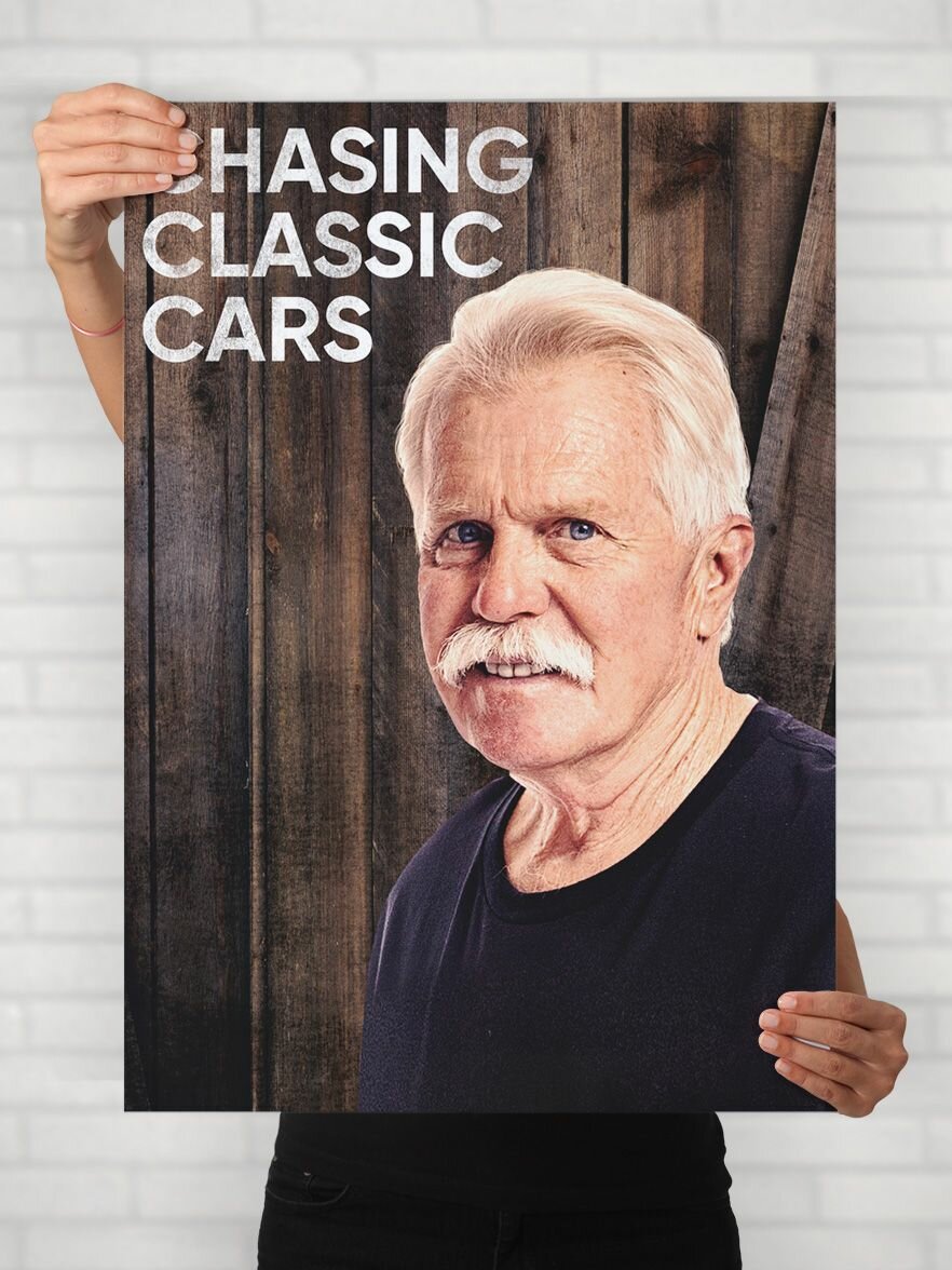 Плакат на стену для интерьера Звёзды Автоспорта - Stars of Motorsport (Уэйн Карини - Wayne Carini 1) - Постер по гонщику формата A2 (42x61 см)