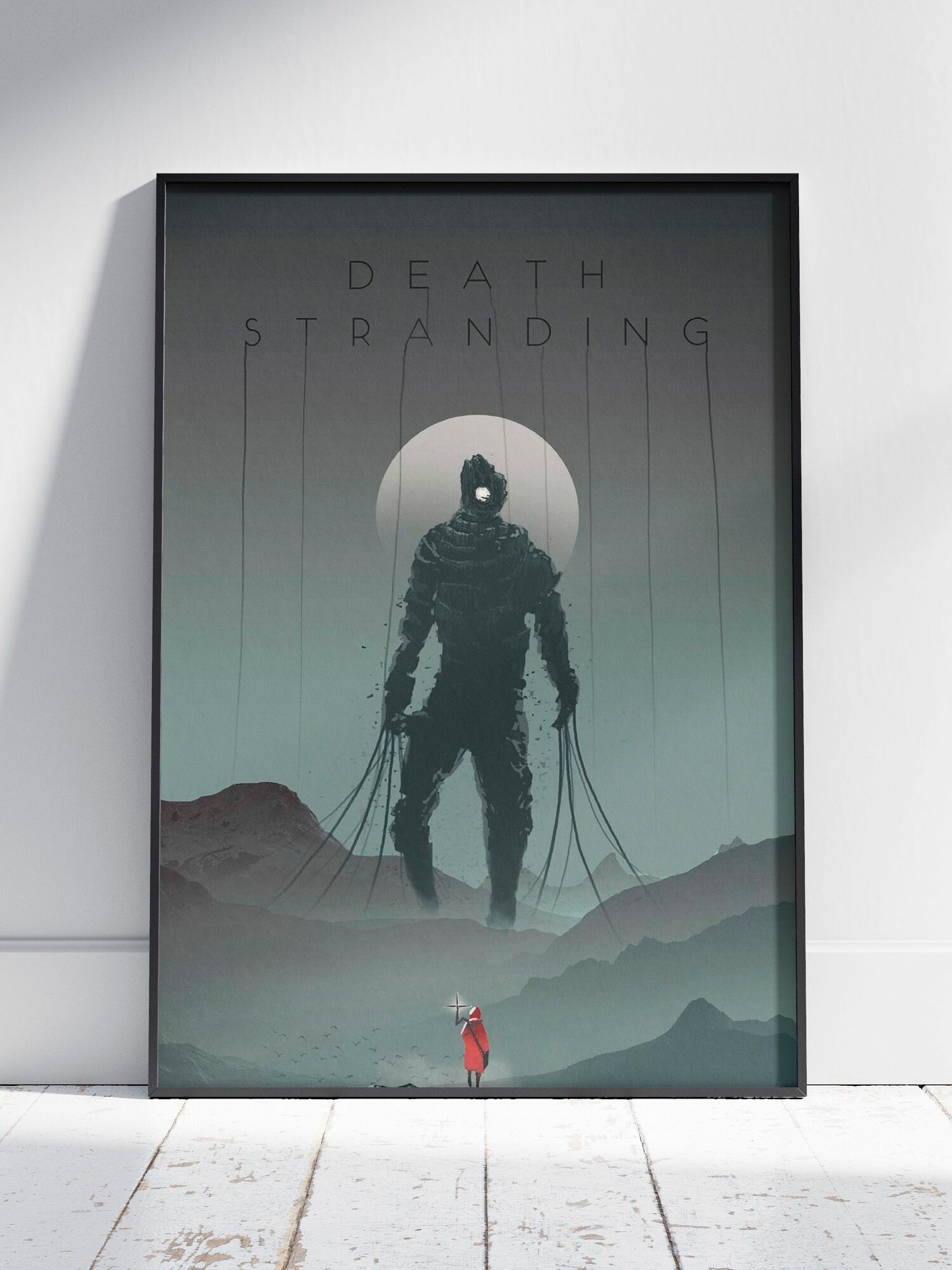 Плакат на стену для интерьера Дед Стрендинг (Death Stranding 4) - Постер по компьютерной игре формата A4 (21x30 см)