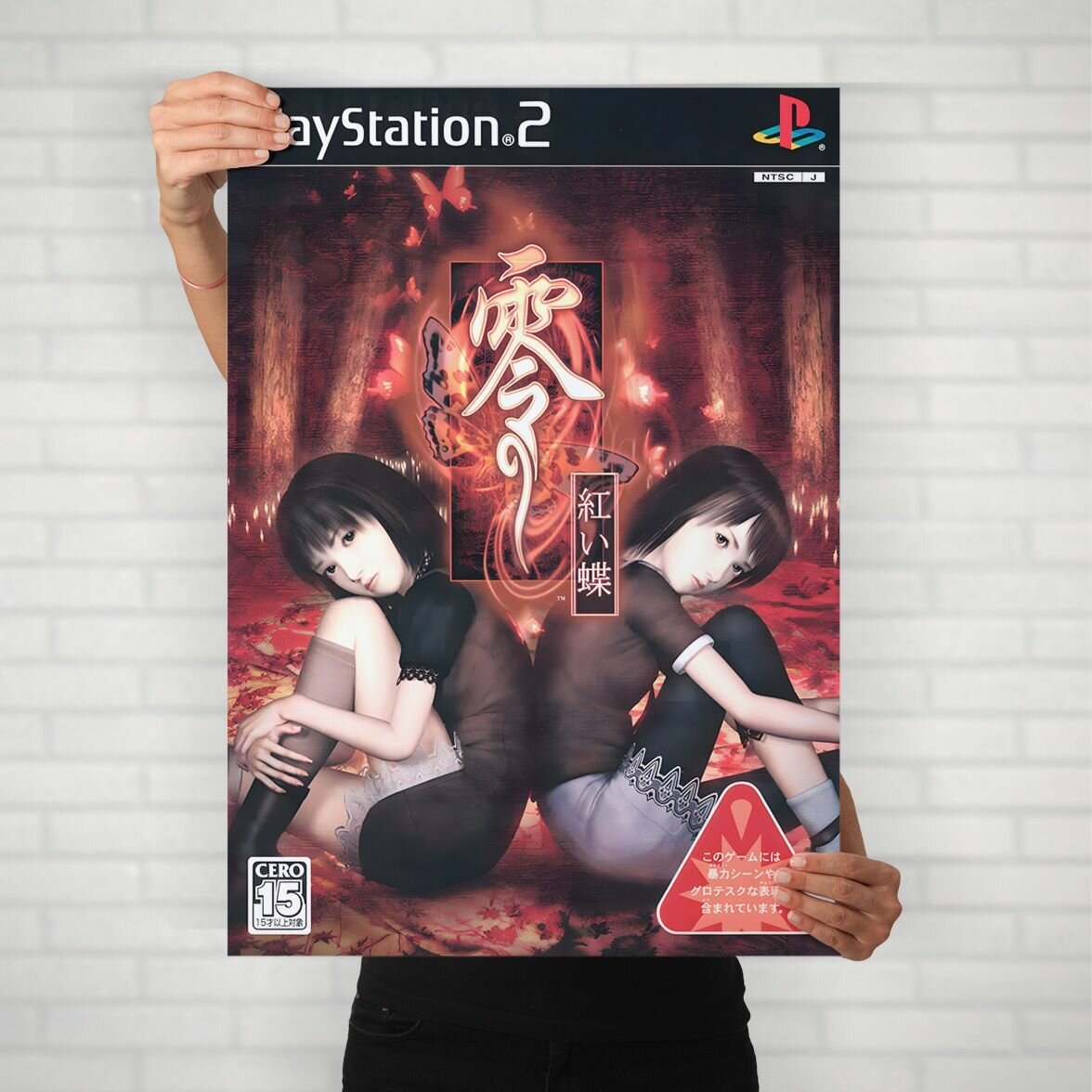Плакат на стену для интерьера Фатал Фрейм (Fatal Frame 2) - Постер по готической игре Fatal Frame формата А1 (60x84 см)