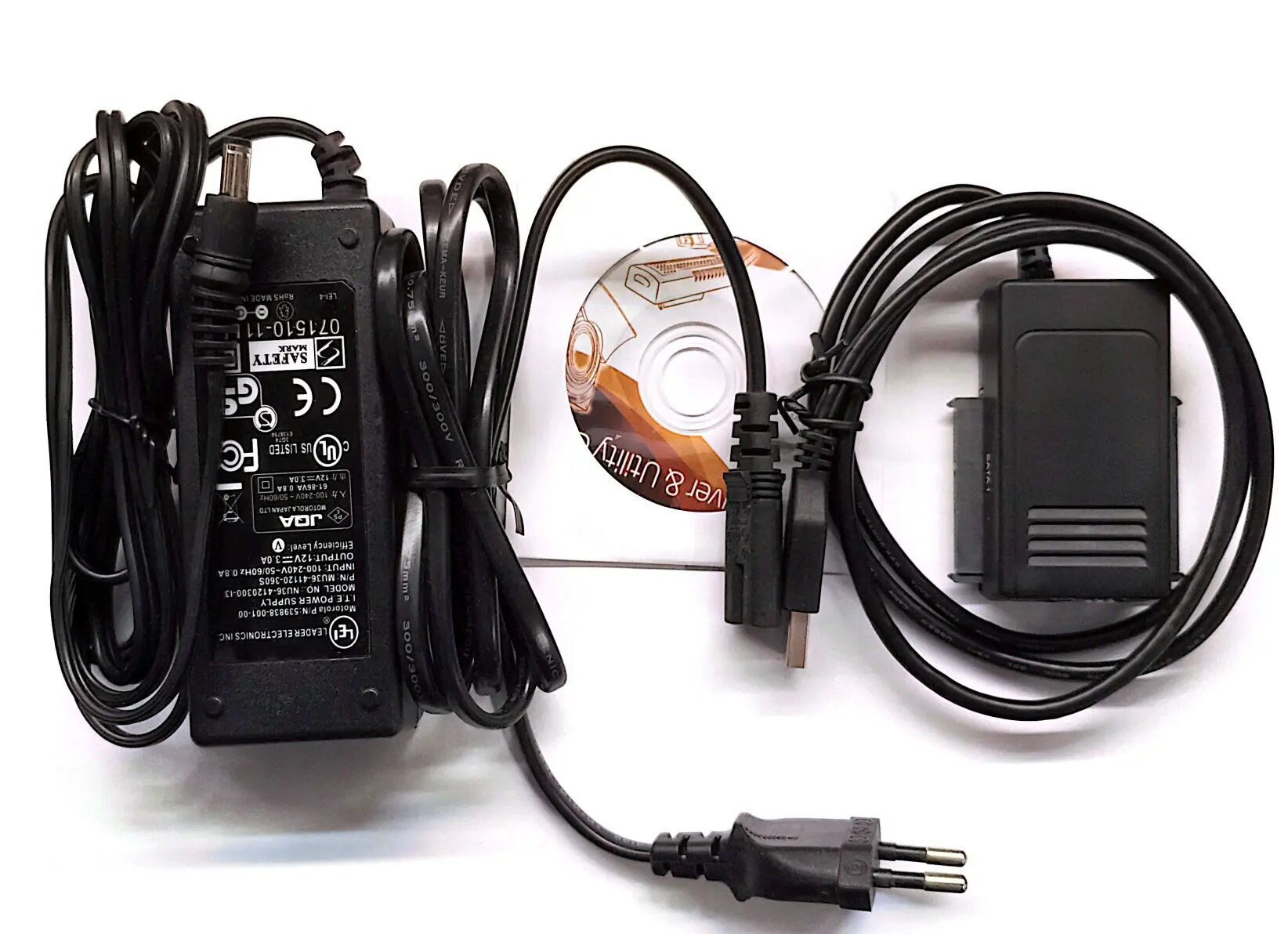 Кабель-адаптер SATA --> USB3.0 Espada 2x2.5 / 3.5"SATA HDD