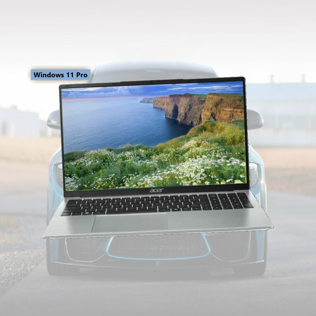 Ноутбук Acer Intel Core 3 3,4ГГц 8 ядер. 17,3' 1600x900 HD+ Intel Graphics Windows 11 Pro Русская раскладка