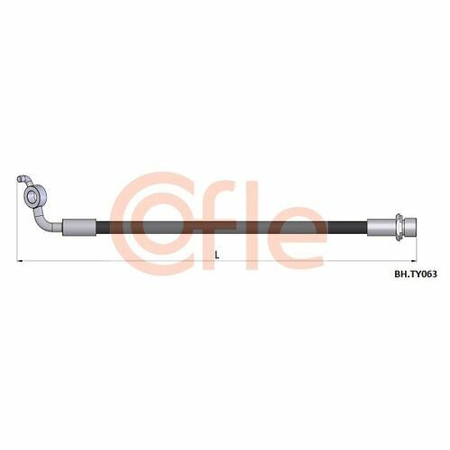 Шланг тормозной Cofle 92BHTY063