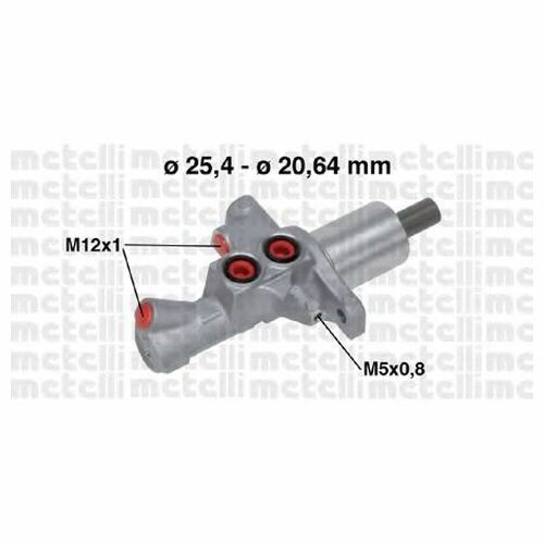 Главный тормозной цилиндр Metelli 050748 для Mercedes C-CLASS C204, S204, W204, E-CLASS A207, C207, GLK-CLASS X204