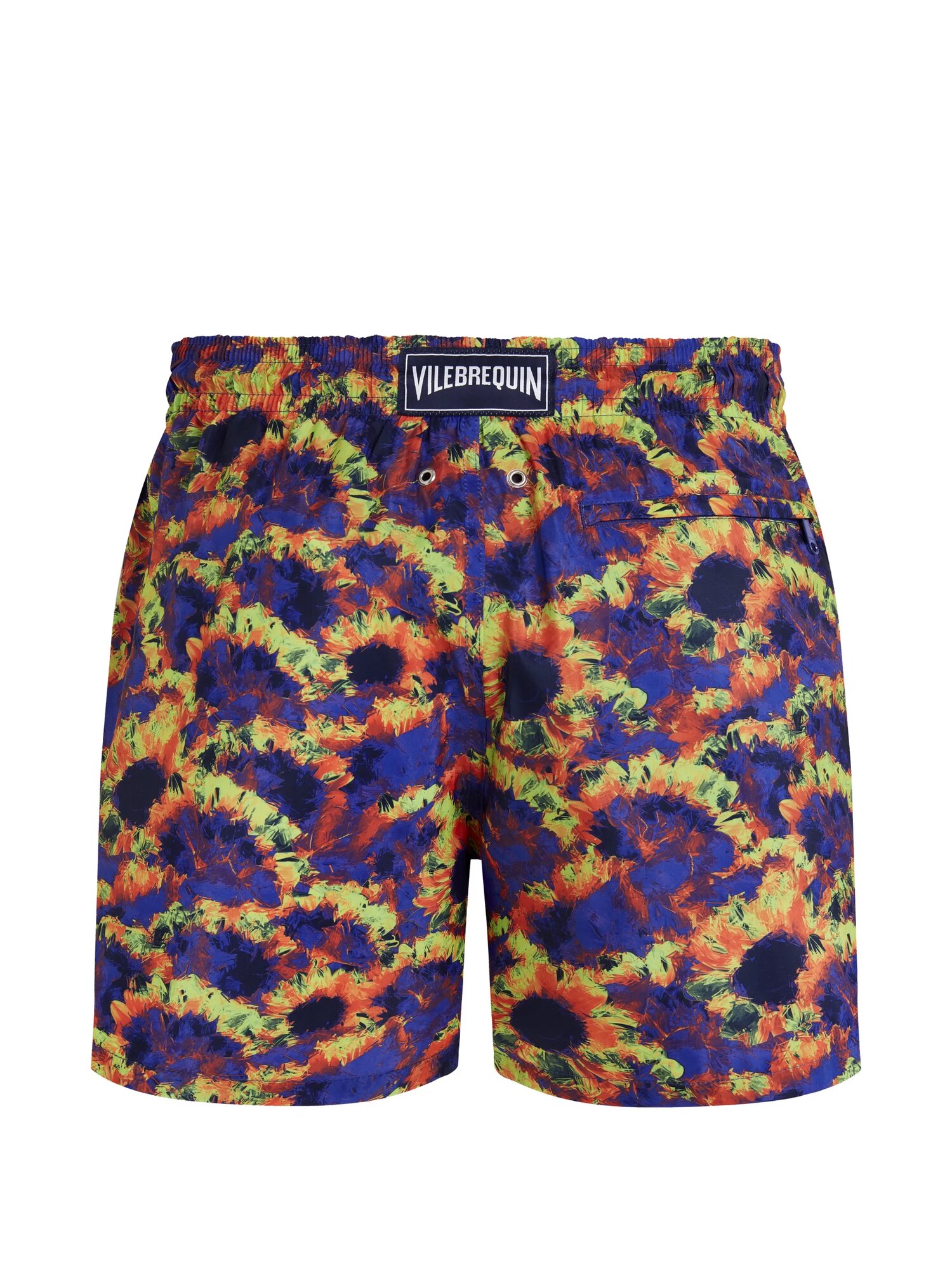 Шорты для плавания Vilebrequin Sunflower-print packable swim shorts, размер 46, розовый/разноцветный — фото 1