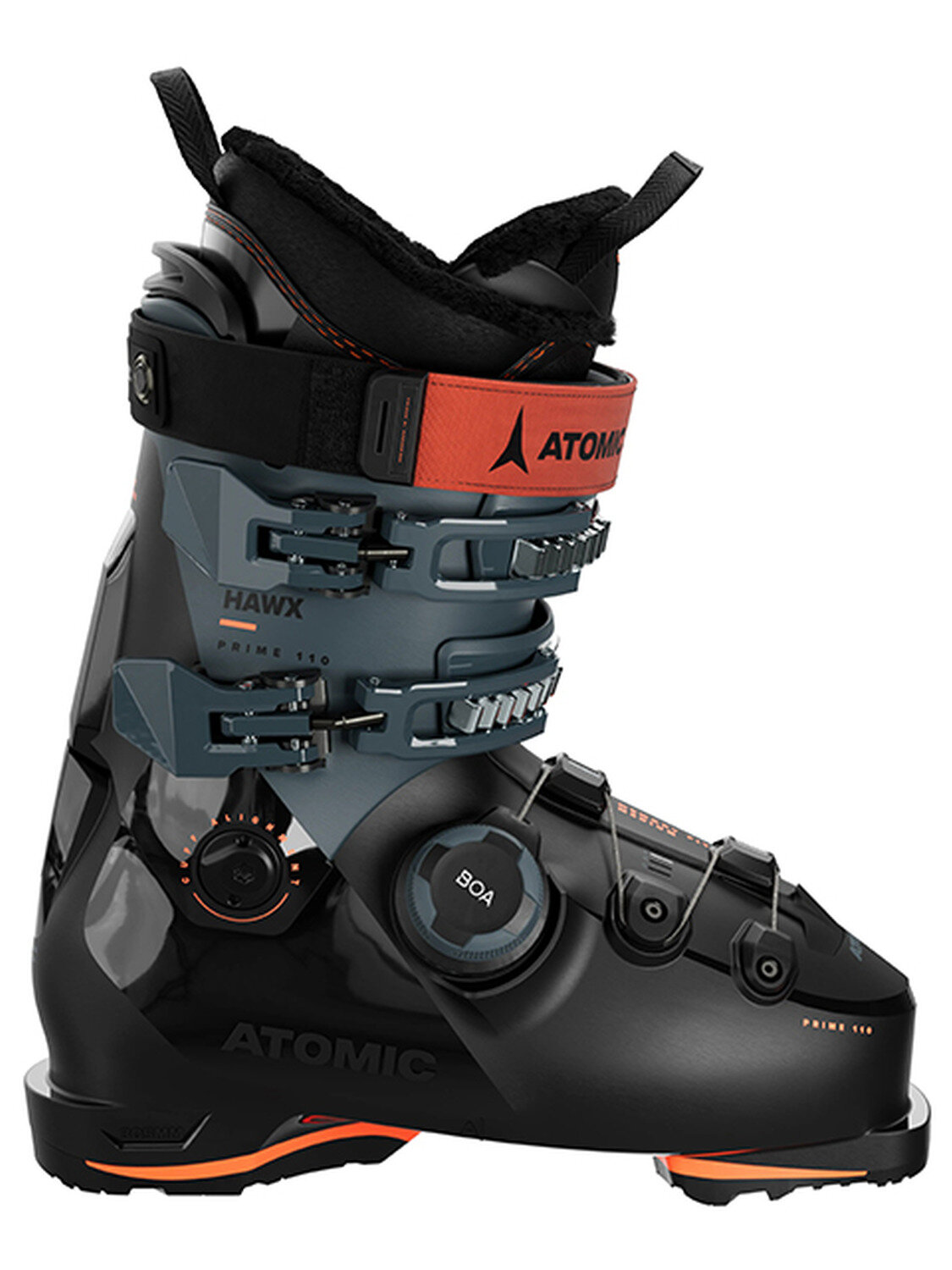 Горнолыжные ботинки Atomic Hawx Prime 110 BOA GW Black Storm Orange 24/25 , для мужчин , серый