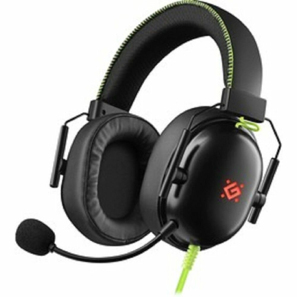 Defender Наушники Игровая гарнитура Toxic черный, 7.1, LED, провод 2 м 64552
