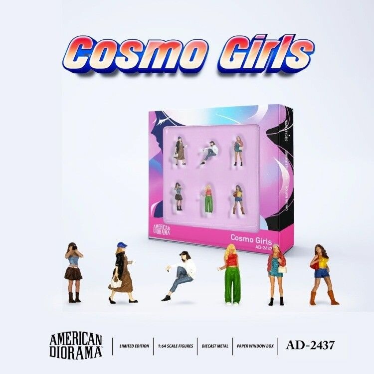 Коллекционные фигурки American Diorama 1:64 Cosmo Girls Figure set