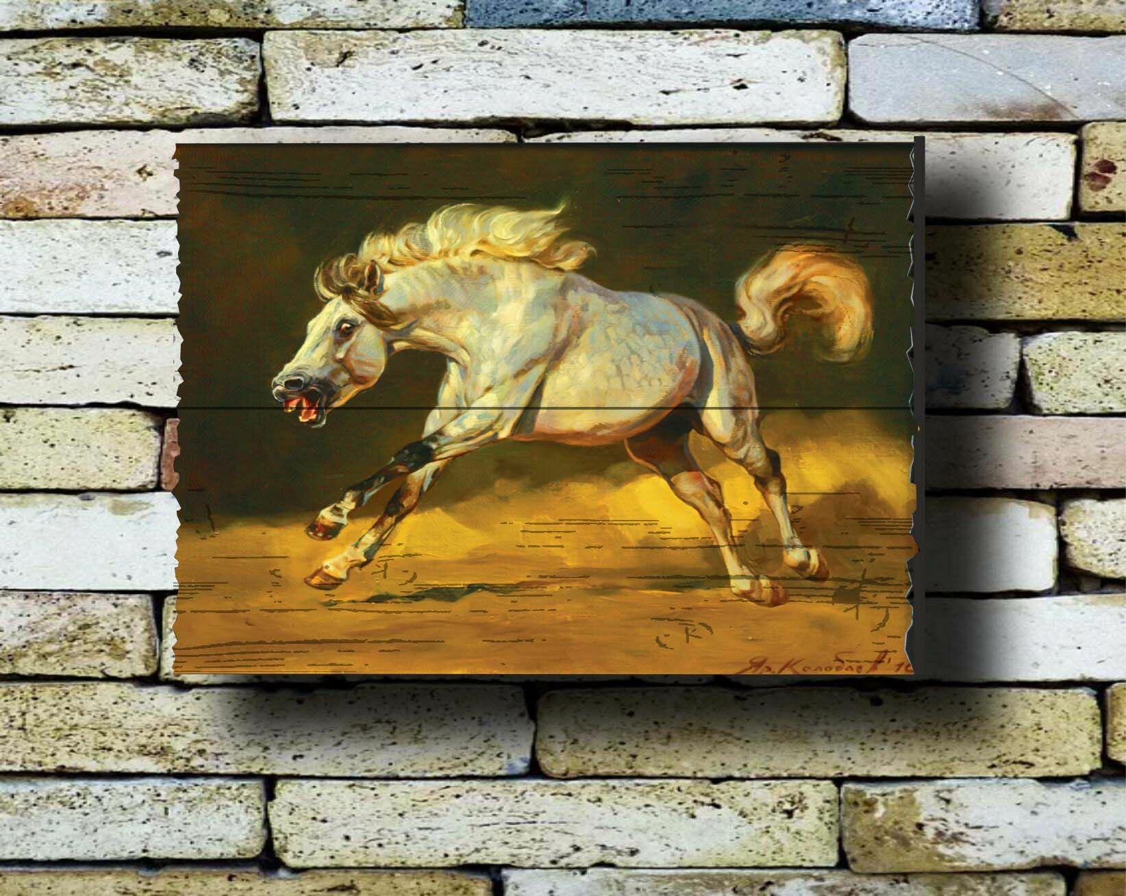 Картина на досках Лошадь, Пони, Кони, Pony30