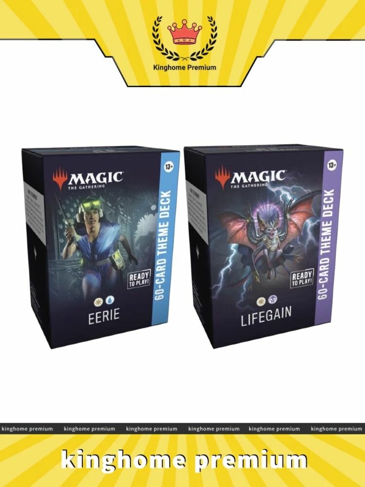Magic: The Gathering Secrets of Strixhaven-Комплект из 2 тематических колод по 60 карт : Eerie (White-Blue) и Lifegain (White-Black) (английская версия)