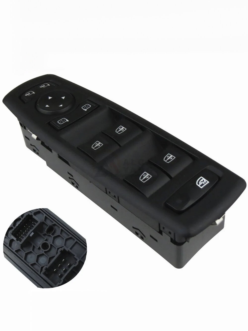 Кнопки стеклоподъёмников Renault Fluence Megane Laguna (2008-2016) 254000006R 2 разъёма черный