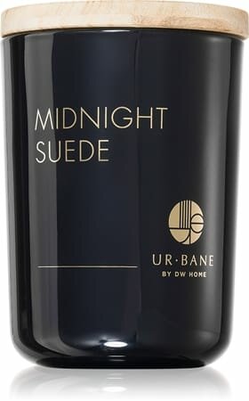 Свеча DW Home UR.BANE Midnight Suede, унисекс, 215 г, черный