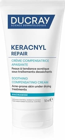 Крем для ухода за кожей Ducray Keracnyl Repair Soothing Compensating, 50 мл