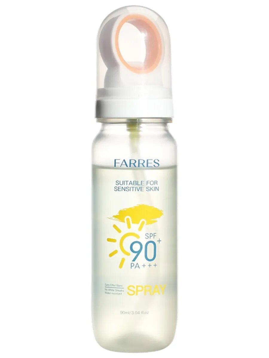 Солнцезащитный спрей универсальный Farres SPF90 от UVA- и UVB-лучей 90мл