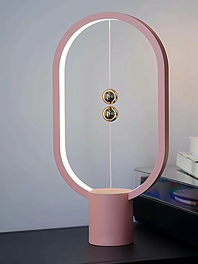 Ночник "MINI", LED, с магнитным балансом, полумаска, красный