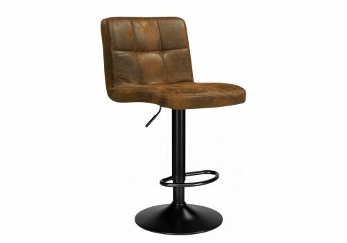 Стул барный Woodville Paskal brown / chrome