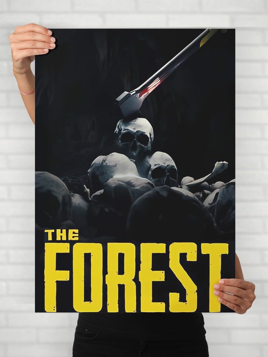 Плакат на стену для интерьера Зе Форест (The Forest 2) - Постер по игре формата A1 (61x84 см)