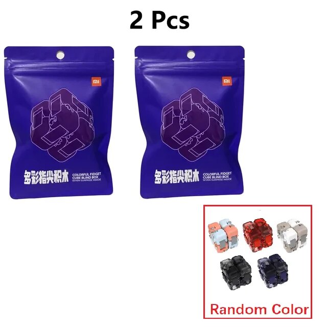 2 кубика-спиннера, цвет: фиолетовый, Random Color