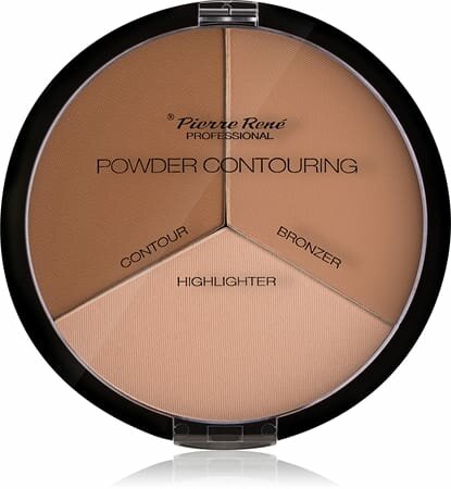 Палетка для контуринга Pierre Rene Powder Contouring, многоцветная, 23 г