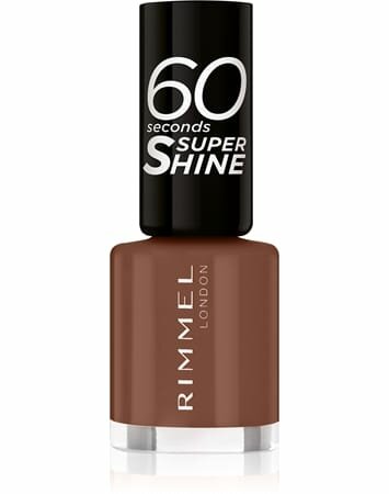 Лак для ногтей Rimmel 60 Seconds Super Shine, оттенок 140 Chocolate Eclipse, 8 мл