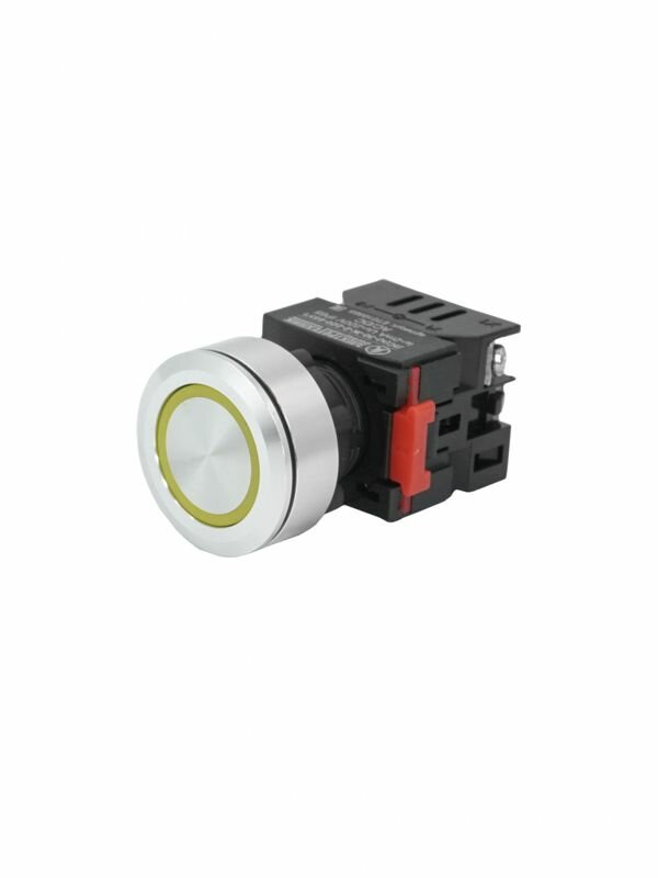 Лампа индикаторная ЛС(к)-30-Ж-2-24-65У1 светодиодная матрица d30мм 24В AC/DC IP65 желт. Электротехник ET016986