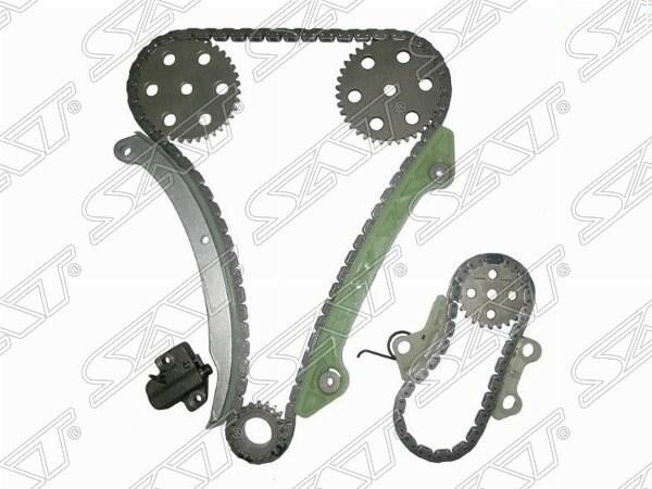 Комплект замены цепи ГРМ MAZDA 3/5/6 02-/SAT TK-FO020 Ford MONDEO III/IV 07-/S-MAX 06-/FOCU LF/2.0 Duratec-HE