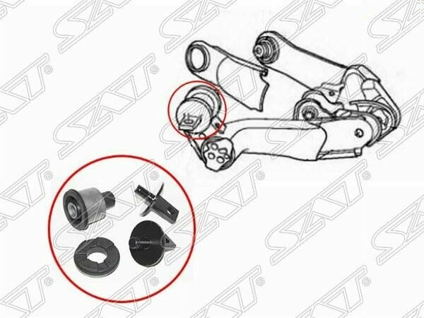 Сайлентблок рычага SAT ST-52370-SWA-A01-BF Honda Civic 11-15 / CR-V 06-18