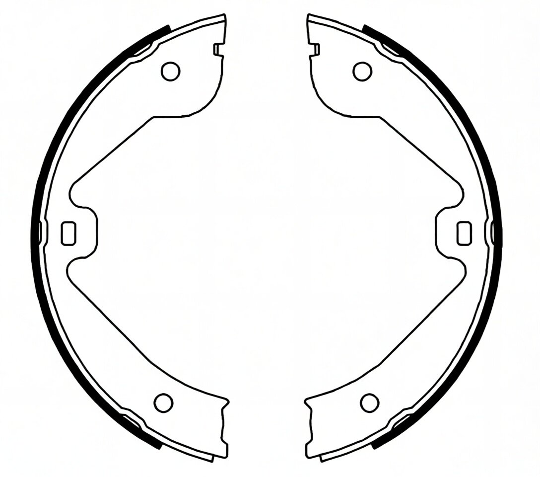 Колодки стояночного тормоза VW TOUAREG 2003-2010 FN0638 NiBK арт. FN0638