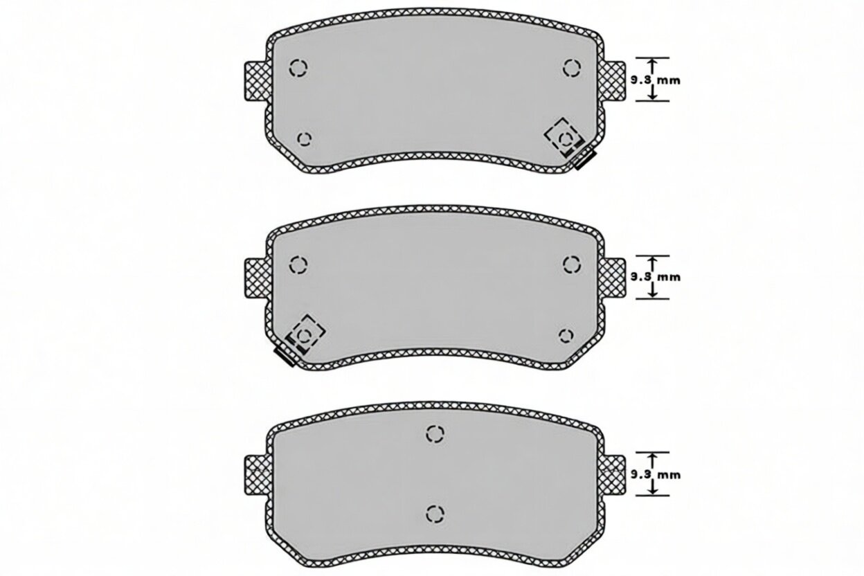 Комплект тормозных колодок 05P1344 Lpr арт. 05P1344