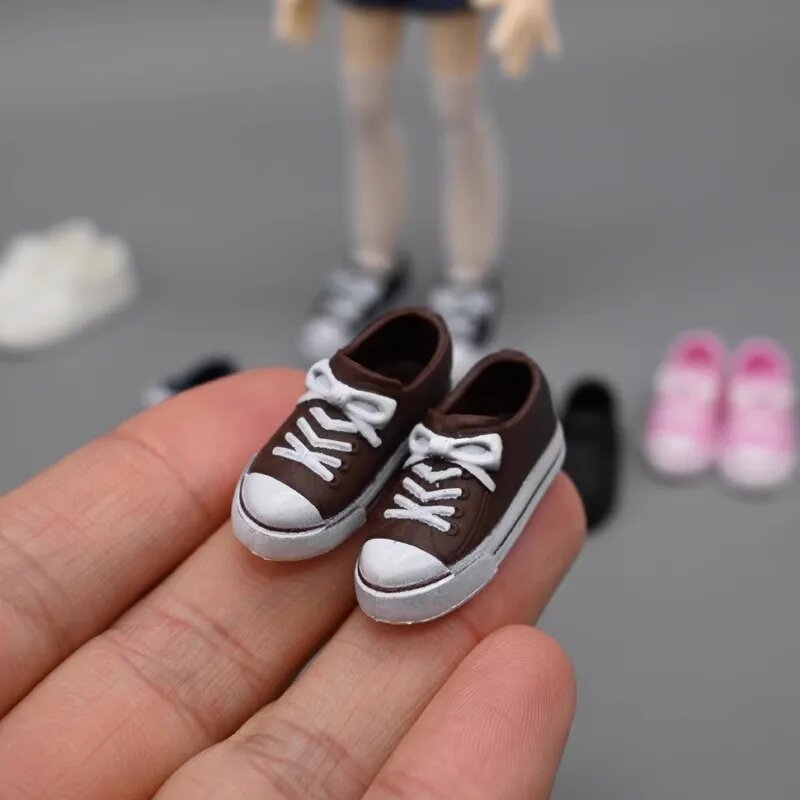 Обувь 1/12 коричневая для фигурок Figma