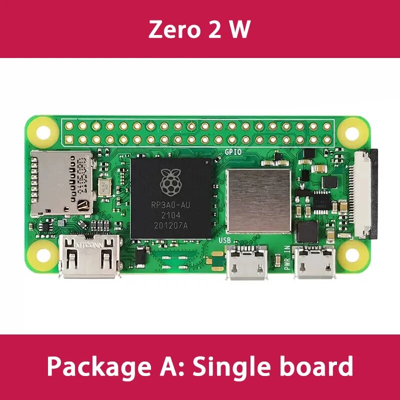 Raspberry Pi Zero 2 W, Цвет: ZERO 2W