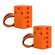 Мини программируемый сервопривод Geekservo 0.7кг/2кг Оранжевый, 2 PCS Orange