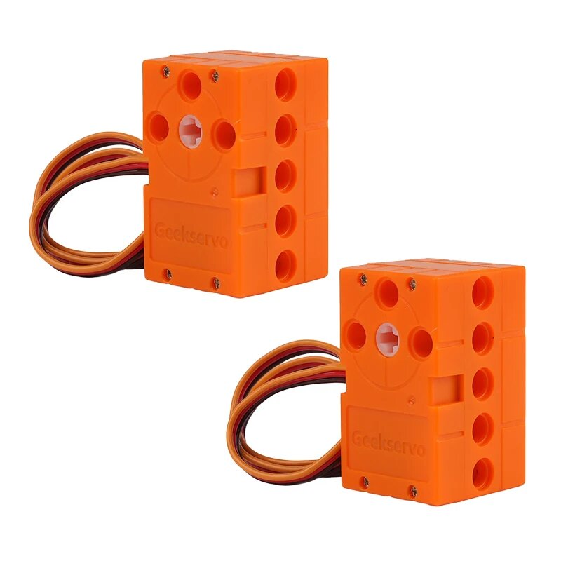 Мини программируемый сервопривод Geekservo 0.7кг/2кг Оранжевый, 2 PCS Orange