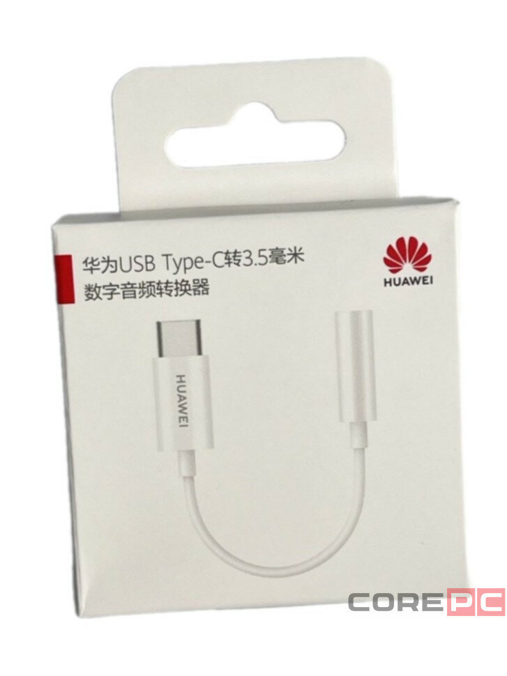 Переходник Huawei CM50 Type-C на AUX3.5 белый