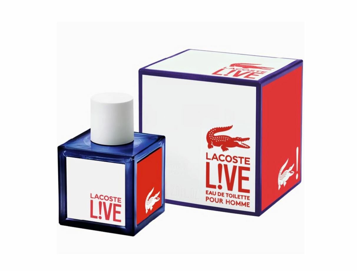 Туалетная вода Lacoste Live Pour Homme 60 мл, фужерные водяные